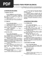Consignas para Hacer Silencio | PDF