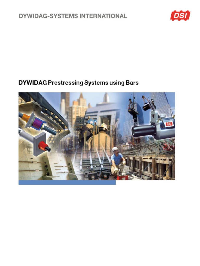 DSI-DYWIDAG Prestressing Systems Using Bars 02 | PDF | Prestressed ...
