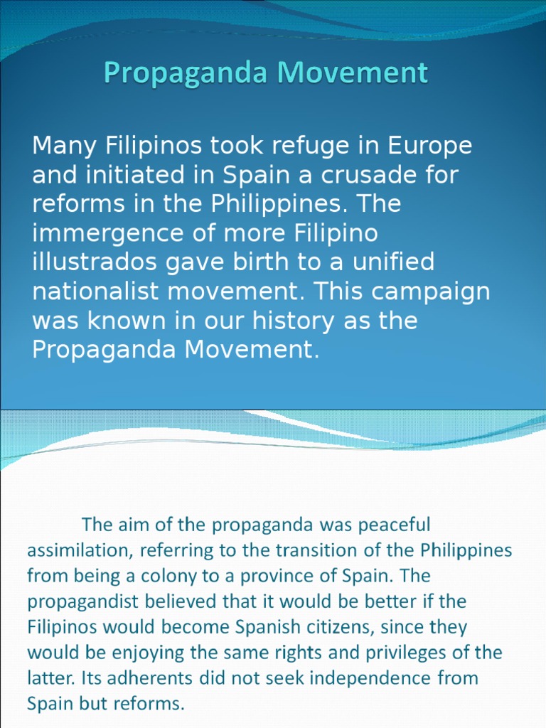 Propaganda Movement | PDF | Philippines