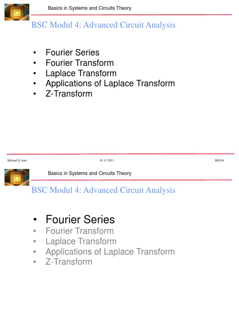 Advanced Circuit Analysis | PDF | Laplace Transform | Signal ...