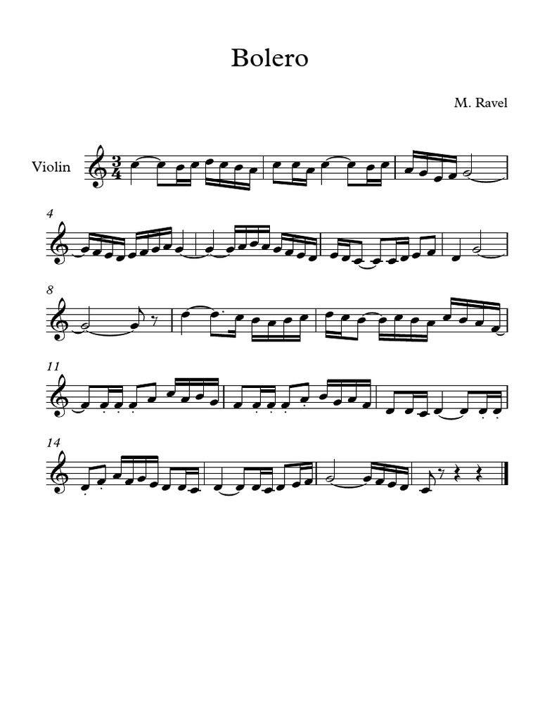 Bolero | PDF