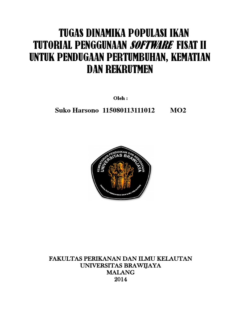 Tutorial Program Fisat II | PDF | Metode & Bahan Ajar | Teknologi ...