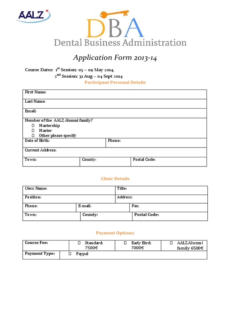 Dba Application Form Final Hotels | PDF | Email | Fee
