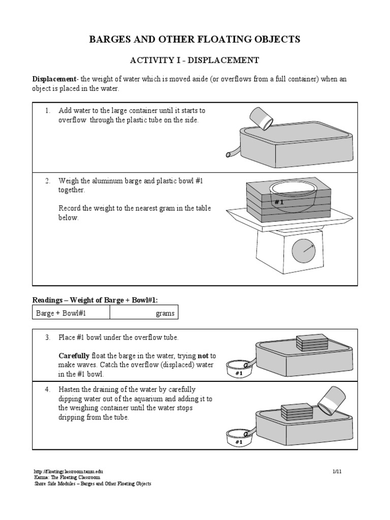 Barges | PDF | Buoyancy | Transport