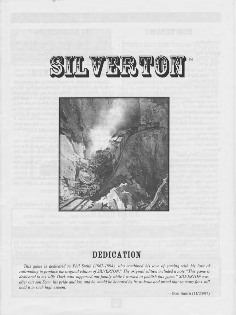 Silverton Boardgame - Rulebook v1.0 | PDF | Leisure | Chess