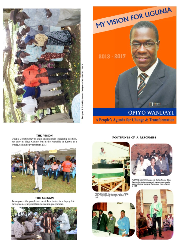 Ugunja Constituency Development Agenda | PDF | Conservation Biology ...