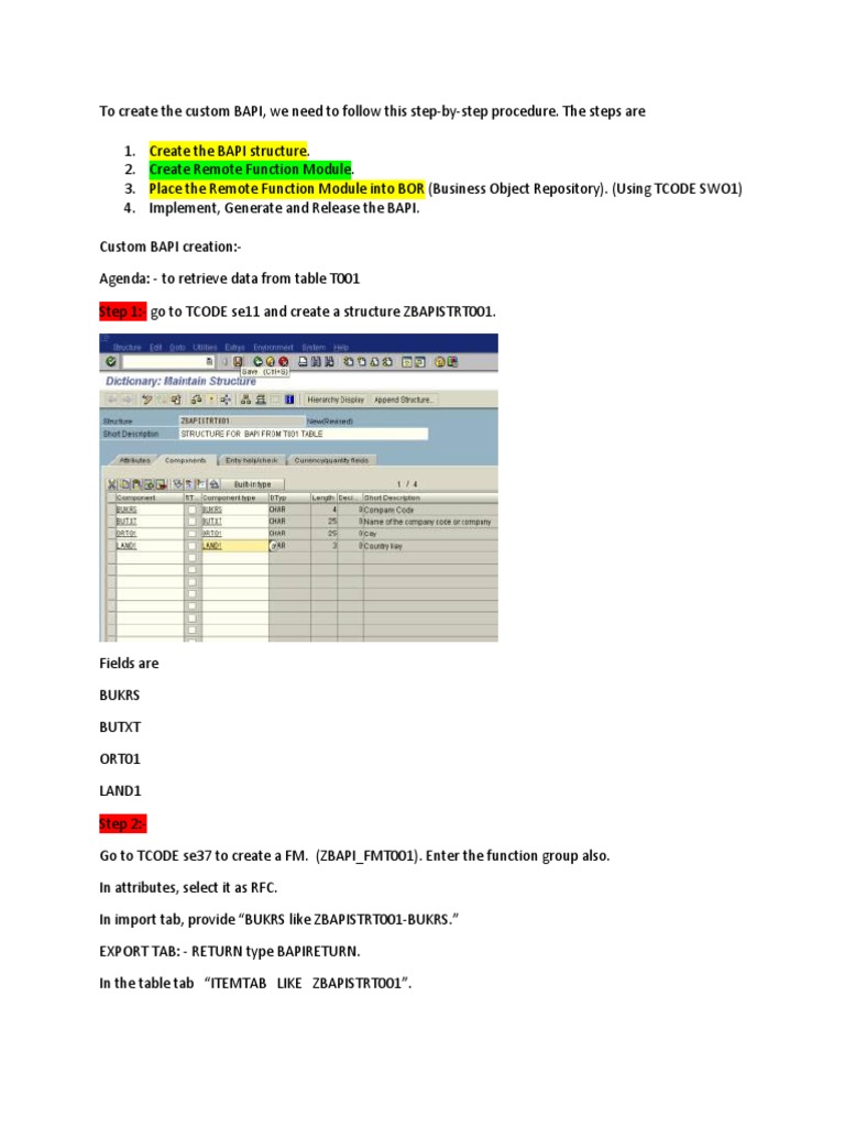 Bapi | PDF | Application Programming Interface | Information Technology ... Bapi | PDF | Application Programming Interface | Information Technology ...
