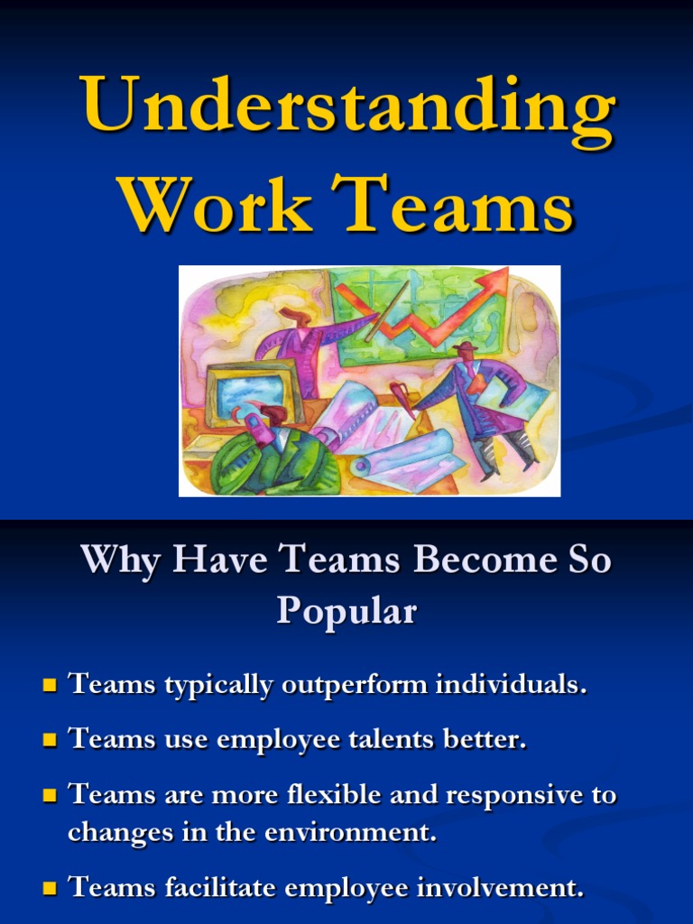 7 - Understanding Work Teams Organisational Behaviour | PDF ...