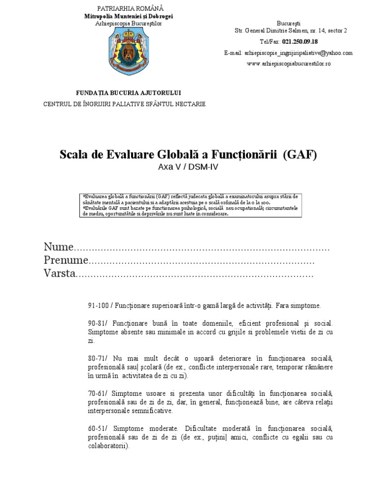 GAF | PDF
