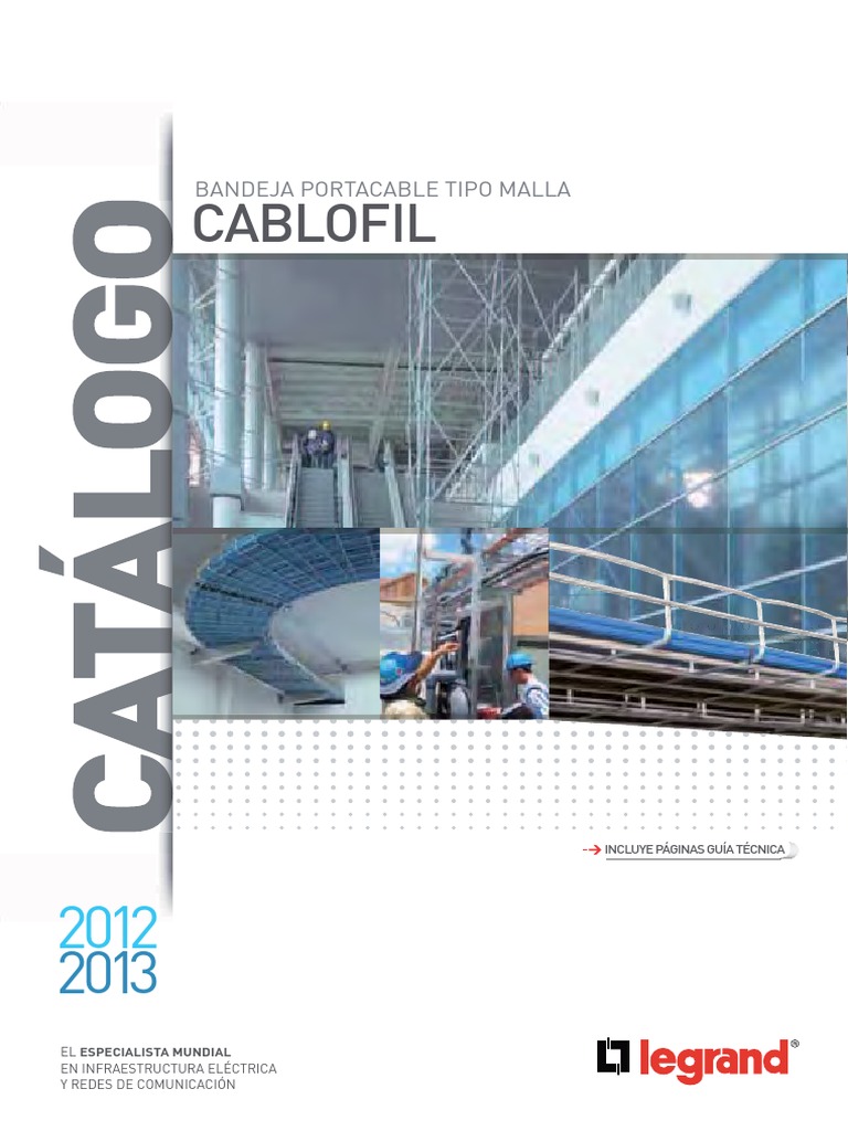 Catálogo Cablofil LR 2012 Bandeja Portacable Legrand | PDF | Corrosión | Acero inoxidable