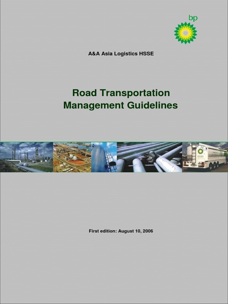 Road Transportation Management Guidelines | PDF | Seat Belt | Driving