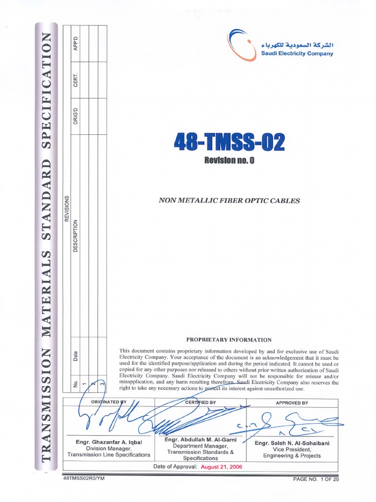 48 TMSS 02 R0 | PDF | Optical Fiber | Attenuation