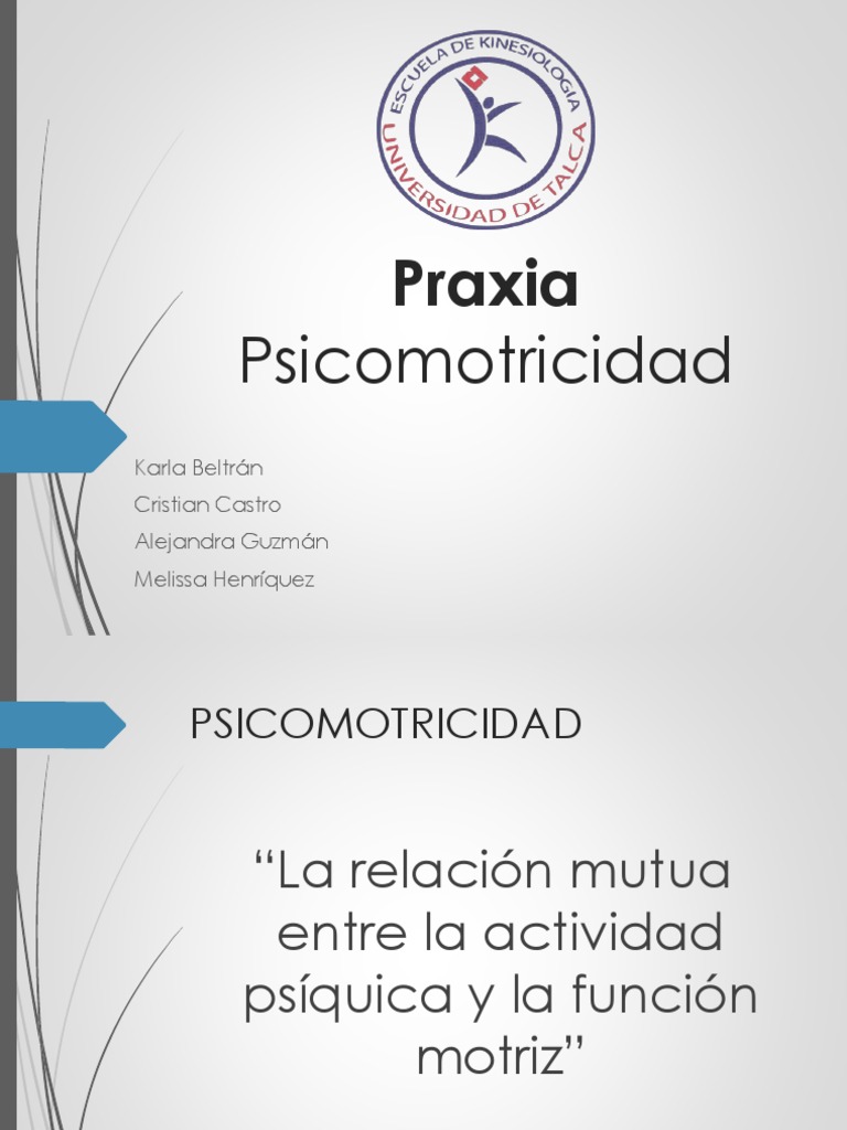 Desarrollo de la praxia y estrategias de intervención psicomotriz | PDF ...