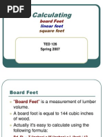 LESSON 3 - Board Foot Computation | PDF | Foot (Unit) | Learning