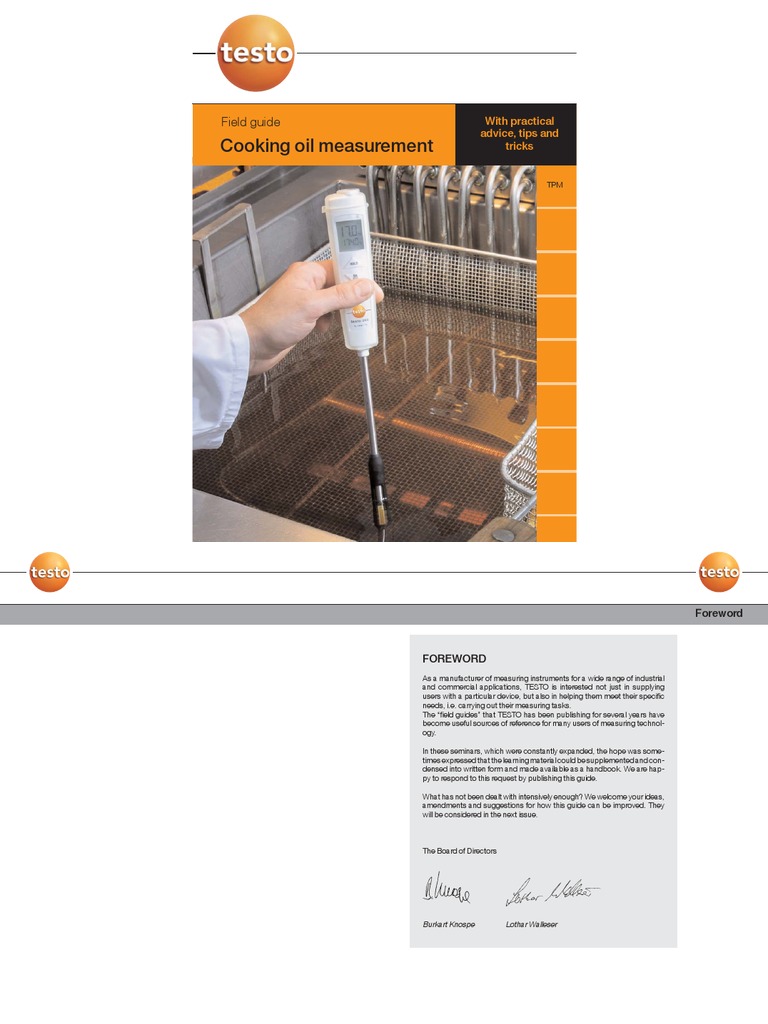 Cooking Oil Measurement | PDF | Fat | Fatty Acid