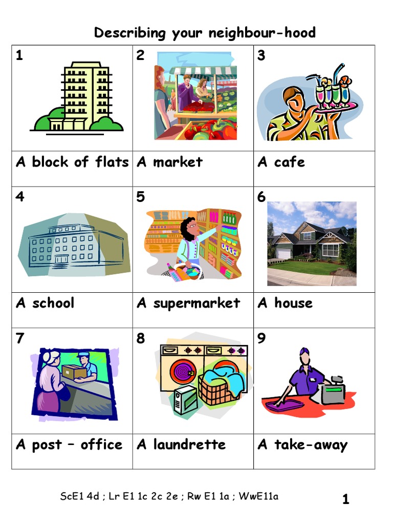 Describing Your Neighbourhood | PDF