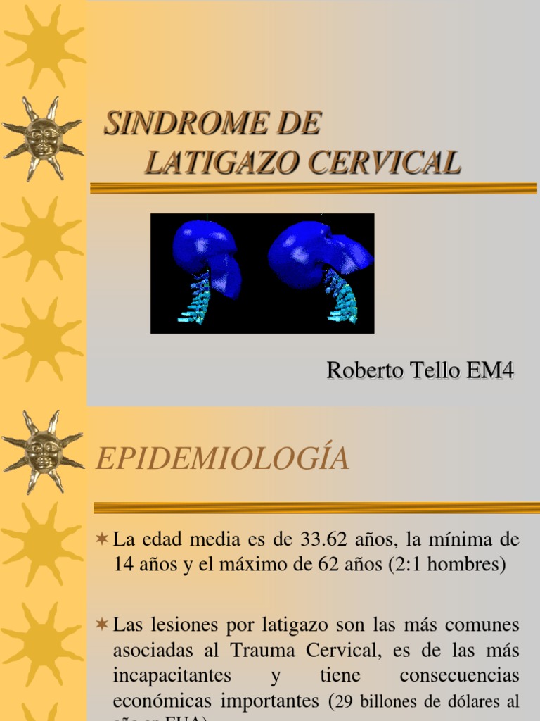Síndrome de Latigazo Cervical: Guía Completa | PDF | Hombro | Lesión