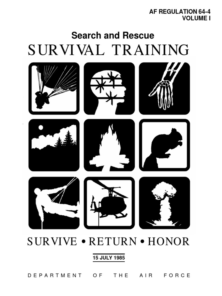 AF Manual 644 Survival USAF July 1985 | Download Free PDF | United ...