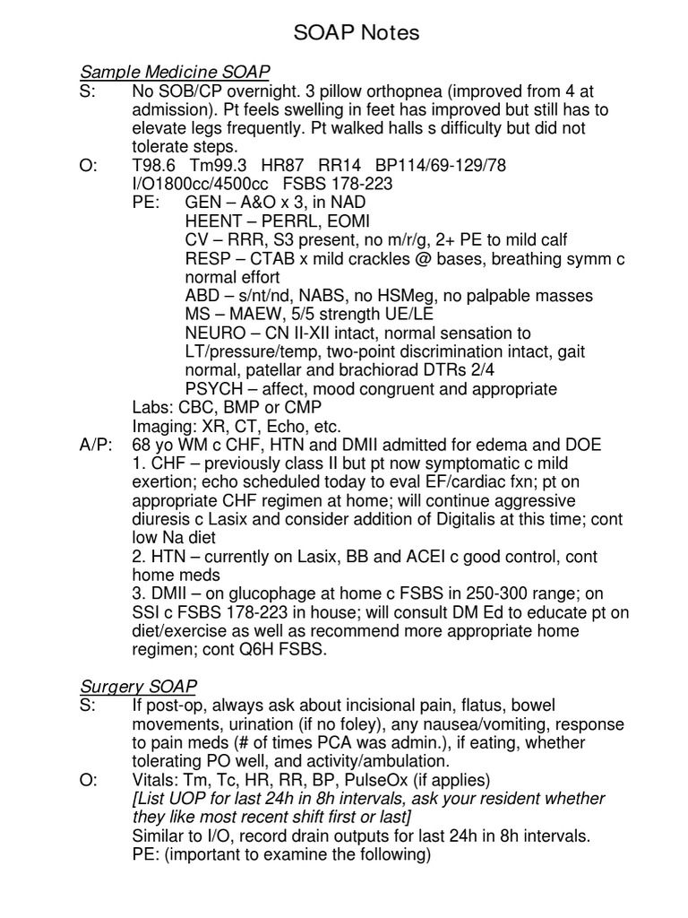 29 Psychiatric Soap Note Example Pics Nalo
