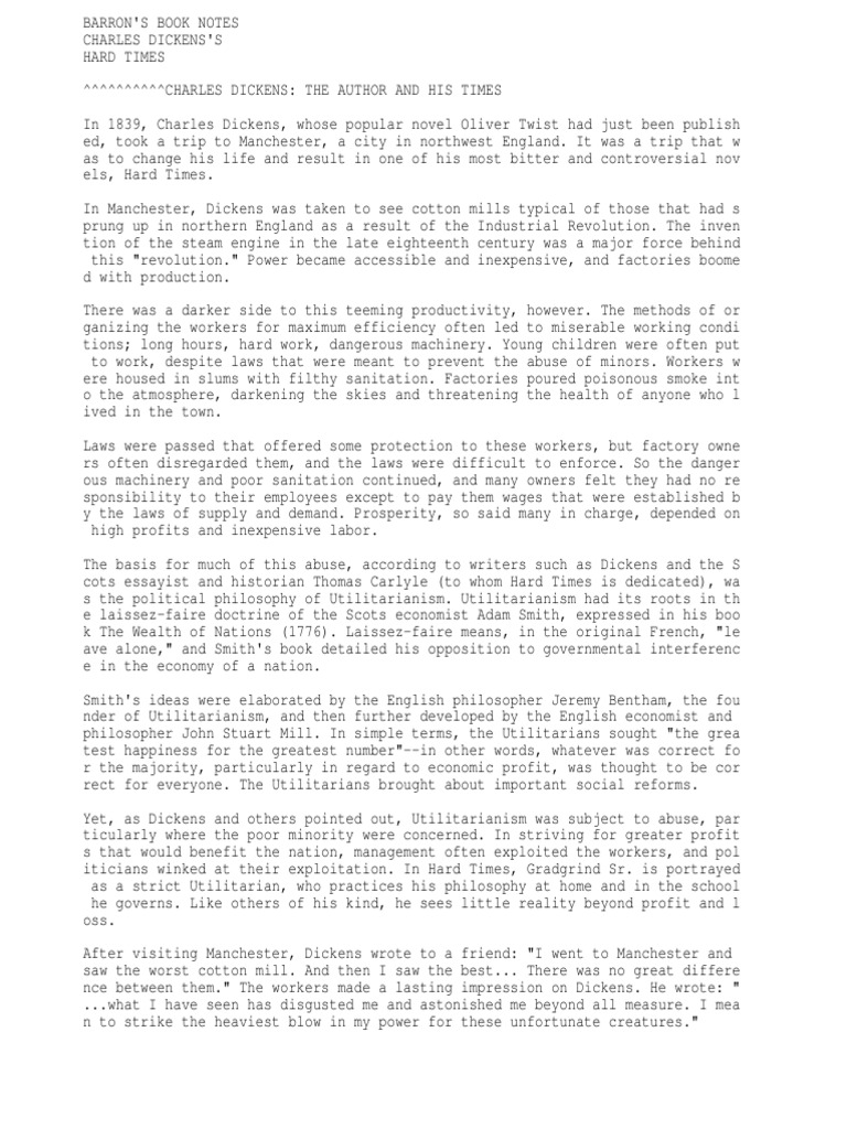 Hard Times | PDF | Hard Times | Charles Dickens