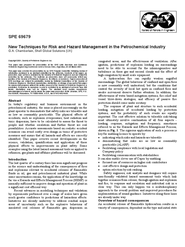 SPE Paper 69679 | PDF | Combustion | Jet Engine