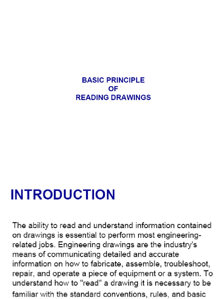Basic of Reading Drawings | PDF