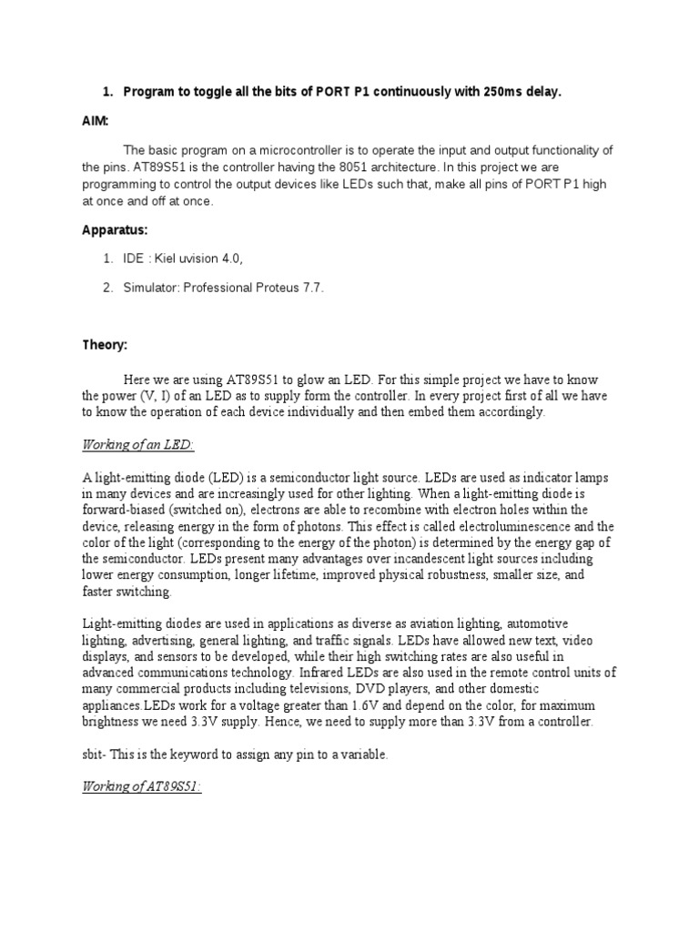 M.tech Lab Manual JNTUH | PDF | Microcontroller | Telecommunication
