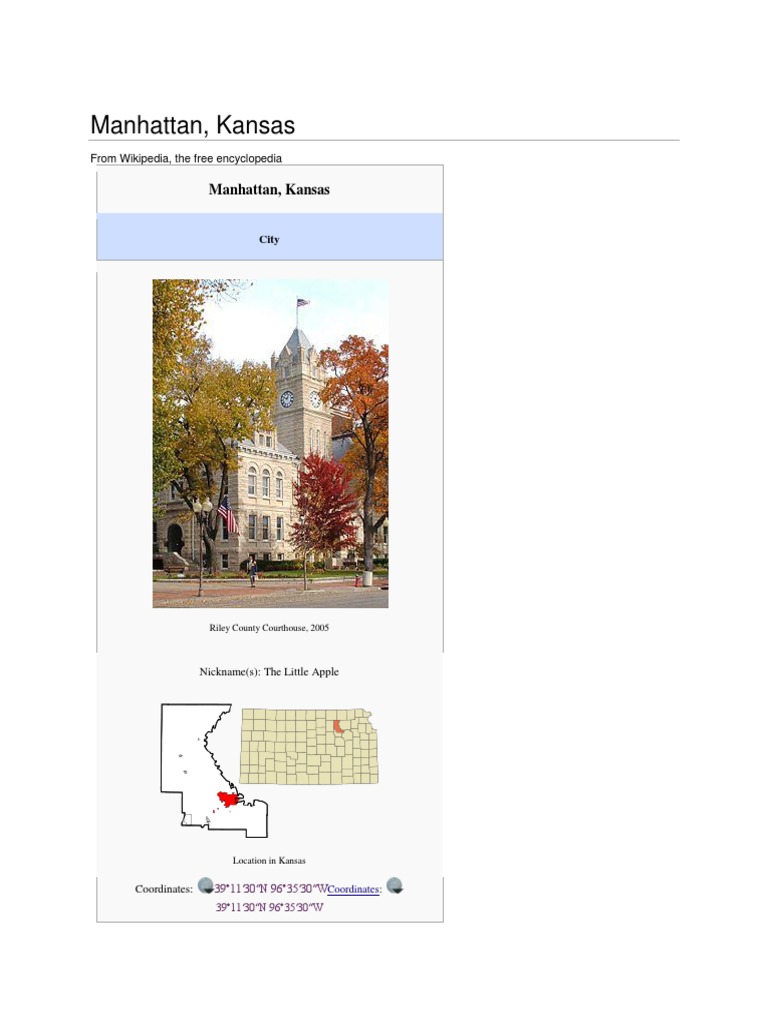 Manhattan, Kansas | PDF | Race And Ethnicity In The United States ...