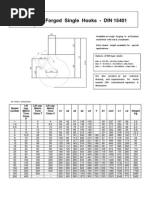 Din 15401 Forged Hooks - Single Hooks PDF | PDF | Forging | Steel