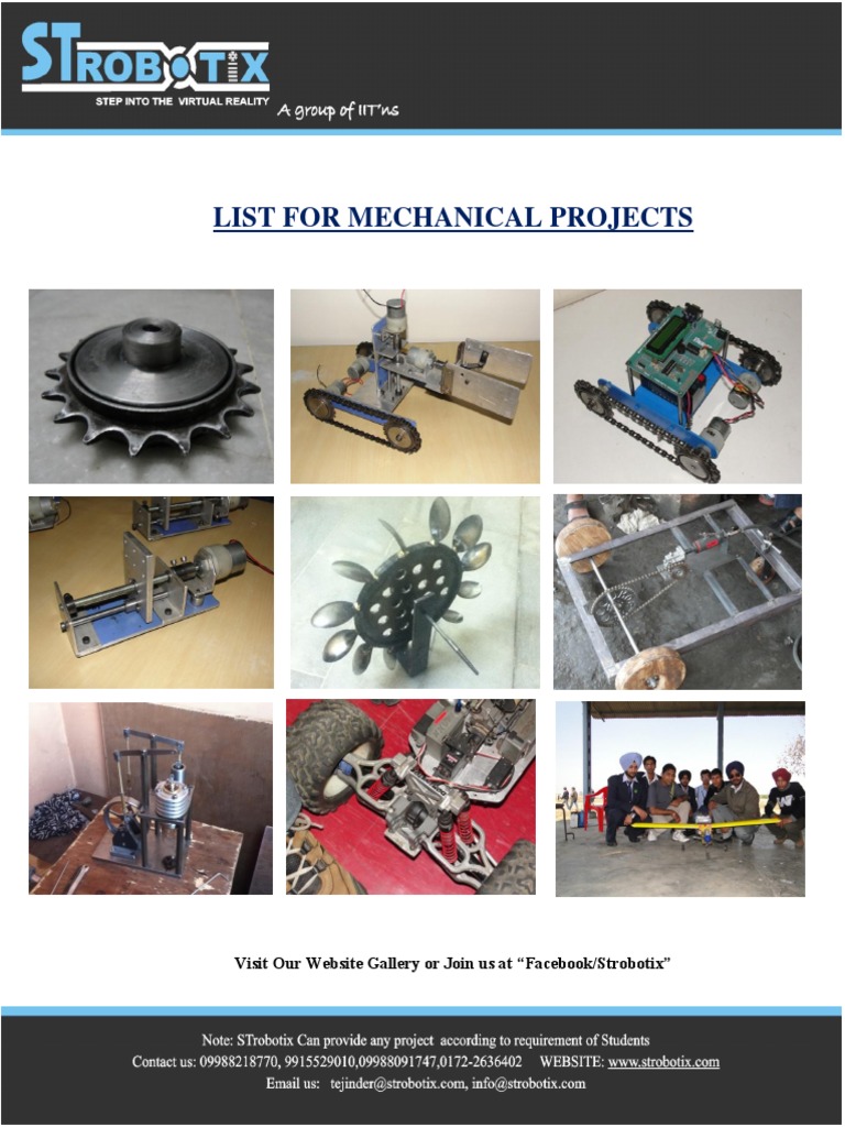 Mechanical Projects | PDF