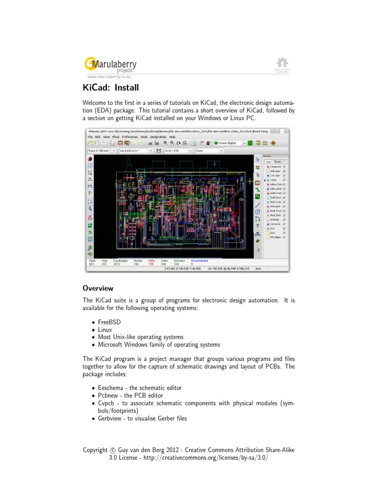 Marulaberry Kicad Ebook | PDF | Point And Click | Software