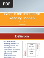 Interactive Reading Model | PDF | Phonics | Reading (Process)