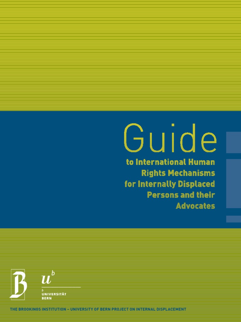 Human Rights Mechanisms | PDF | Internally Displaced Person | Human Rights