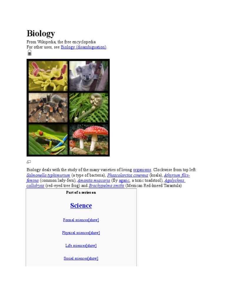 Biology | PDF | Biology | Cell (Biology)