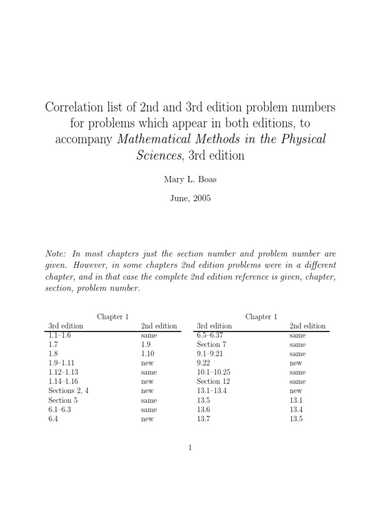 Problem Correlation-Boas | PDF | Teaching Mathematics