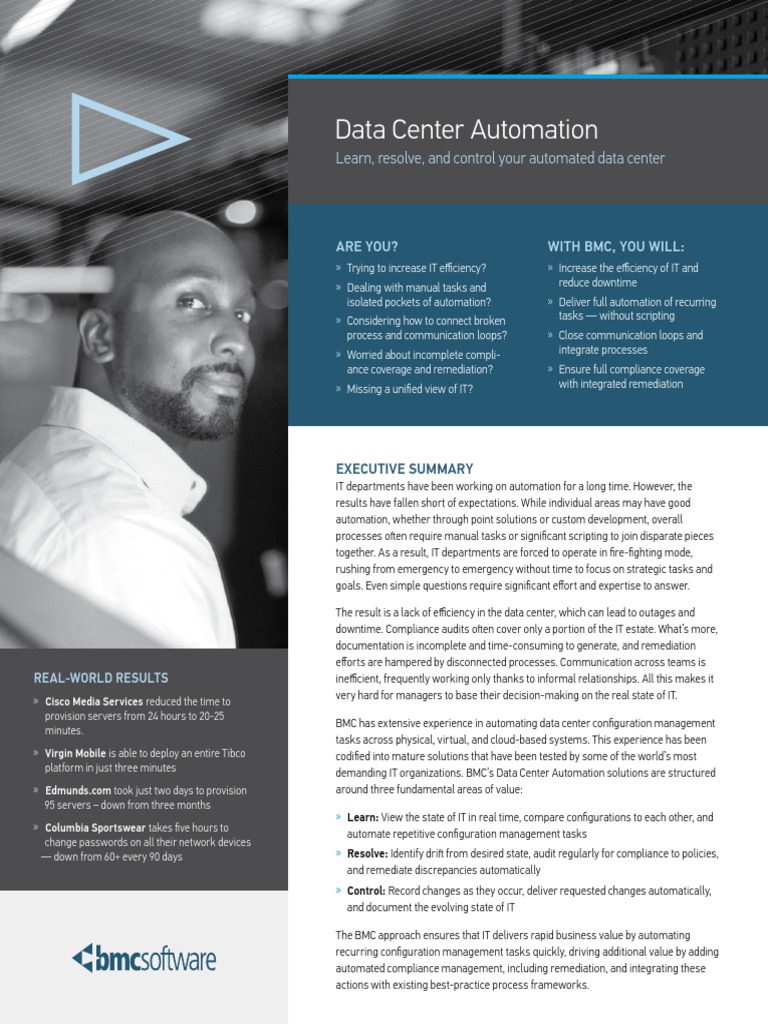 Data Center Automation: Learn, Resolve, and Control Your Automated Data ...