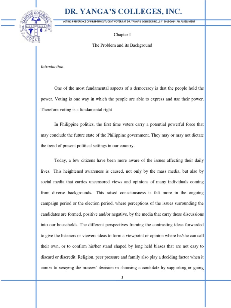 First-Time Student Voter Preferences | PDF | Voting | Attitude (Psychology)