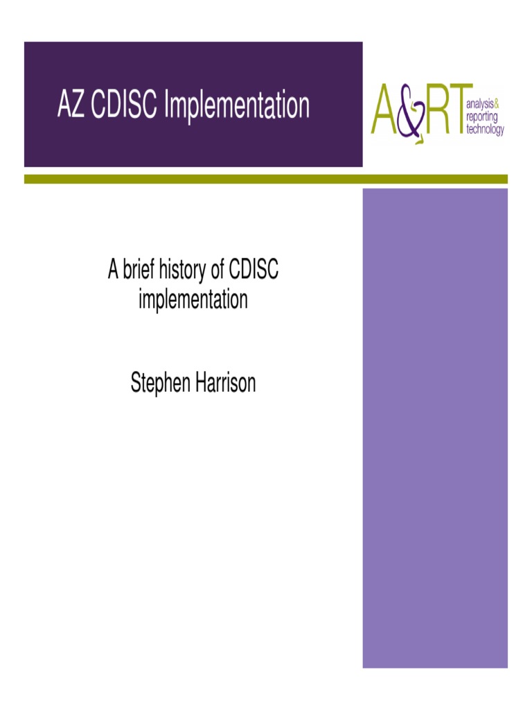 AZ CDISC Implementation | PDF | Metadata | Code