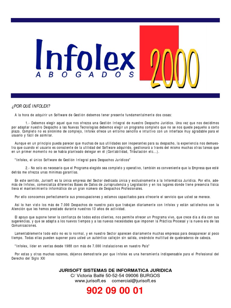 Infolex - Software para Abogados | PDF | Correo electrónico | Contabilidad