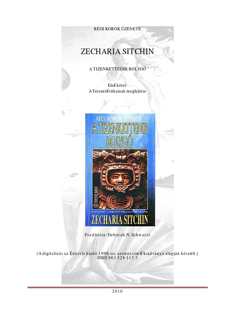 Zecharia Sitchin-12.bolygó PDF | PDF