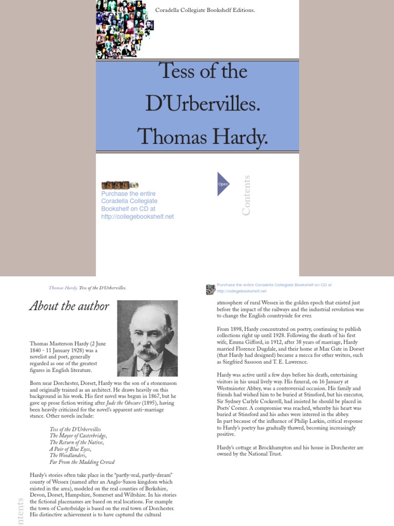 Hardy Tess | PDF | Thomas Hardy