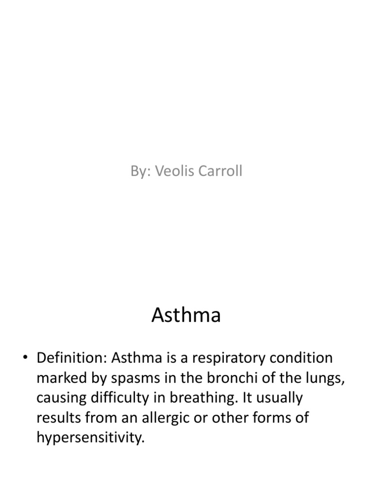 Asthma Report | PDF