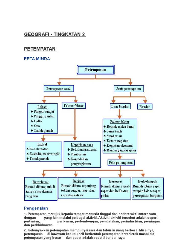 Nota Geografi Form 2 | PDF