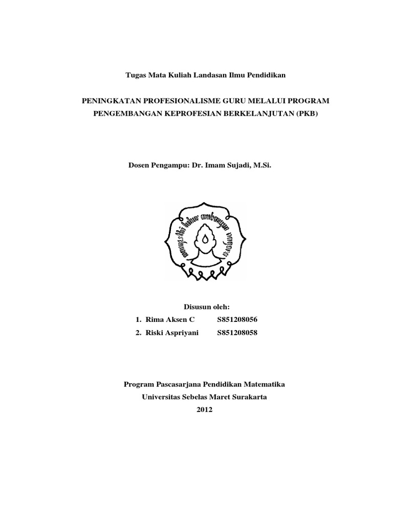 Program Pengembangan Keprofesian Berkelanjutan | PDF | Karier & Perkembangan | Pengembangan Diri