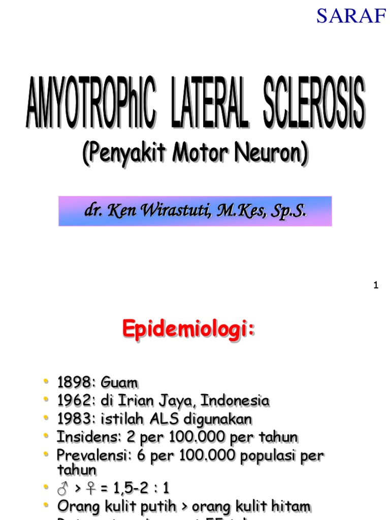 Amyotropic Lateral Sclerosis | PDF | Pengembangan Diri | Kesehatan Holistik