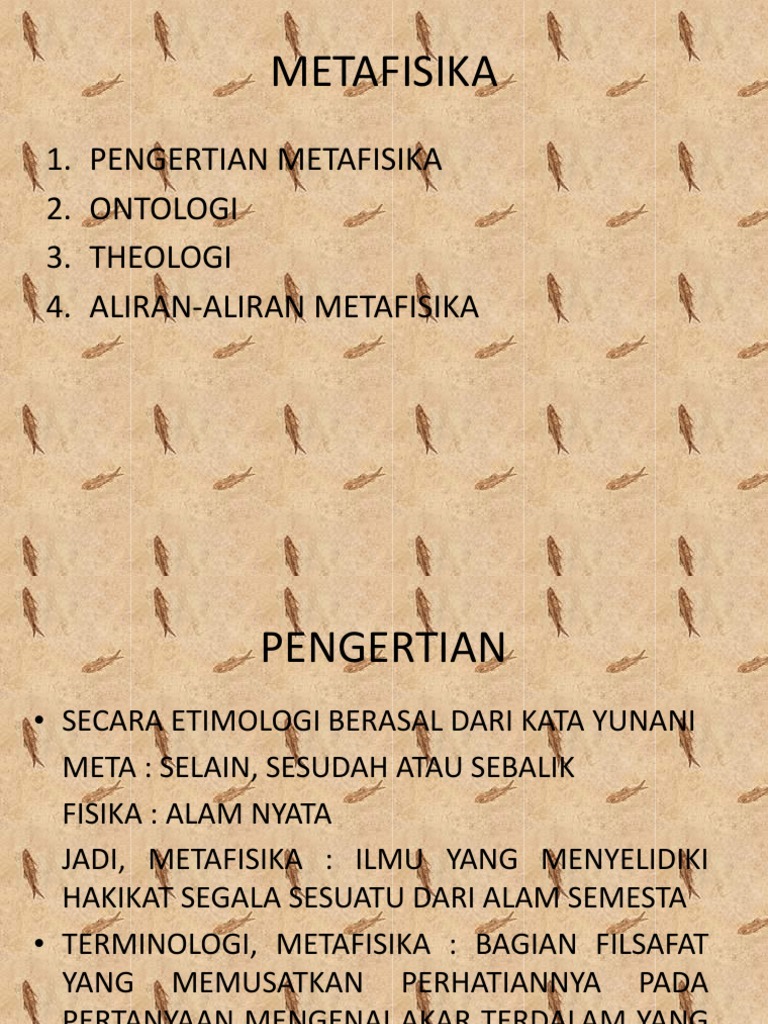 METAFISIKA | PDF