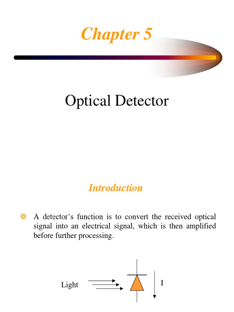 Chapter 5 Light Detector | PDF | P–N Junction | Atomic