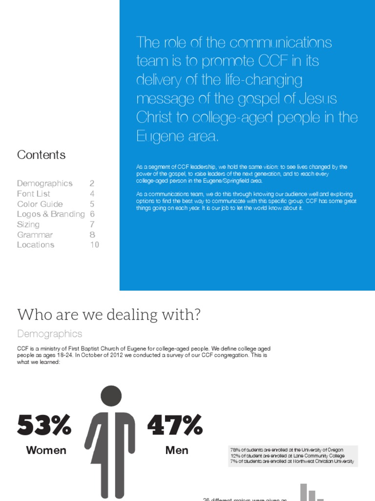 CCF Brand Guidelines | PDF | Typefaces | Graphic Design