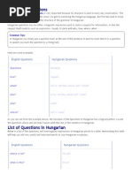 Hungarian Word Order Explained | PDF | Sentence (Linguistics) | Syntax