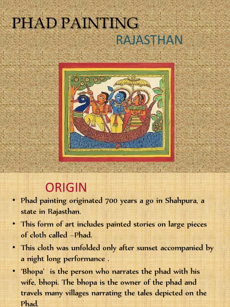 Phad Painting: Rajasthan's Artistic Heritage | PDF | Art